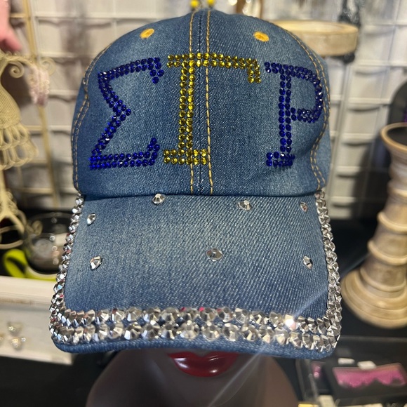 Accessories | Sigma Gamma Rho Sorority Cap In Denim | Poshmark